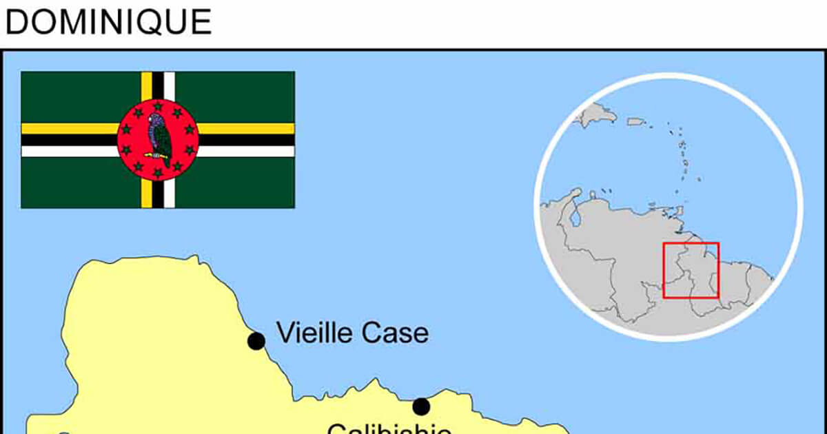 Carte La Dominique & Plan