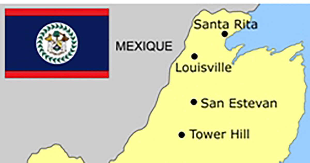 Carte Belize & Plan