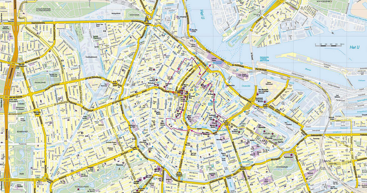 Carte Amsterdam & Plan