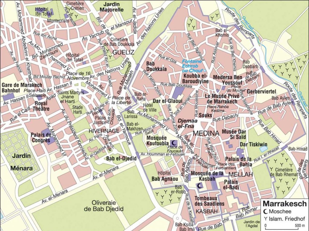Carte Marrakech & Plan
